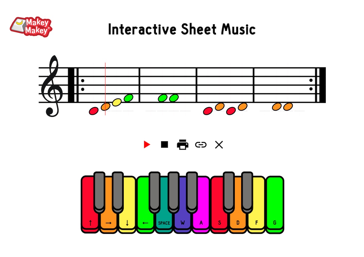 Interactive Sheet Music